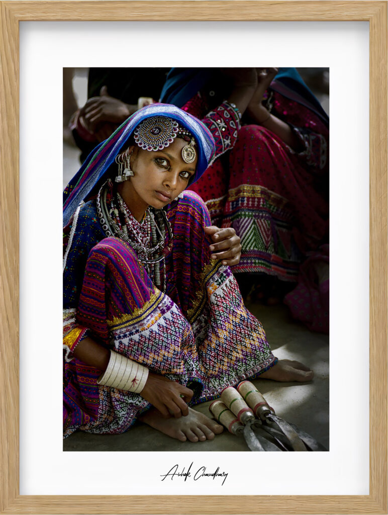 Traditional Portrait of a Tribal Girl - Spandan Pixel